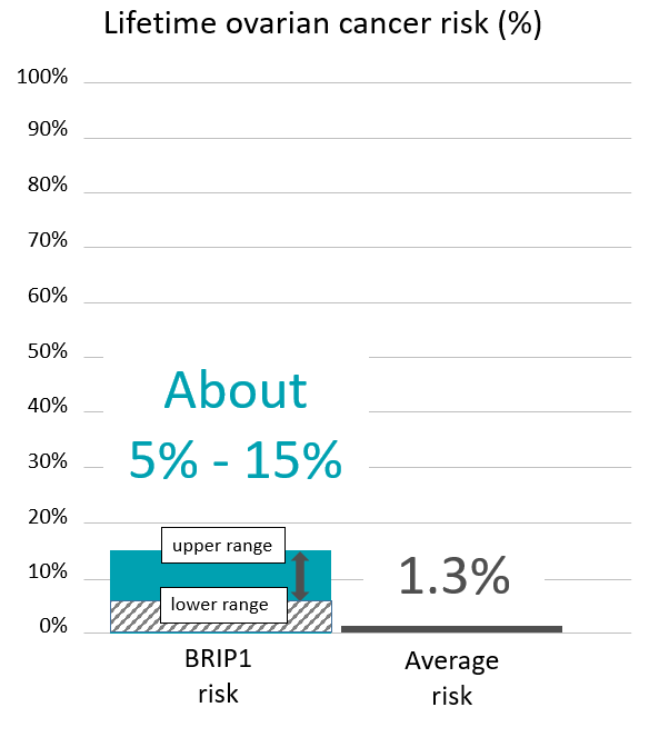 Cancer Risk in People with a BRIP1 Mutation