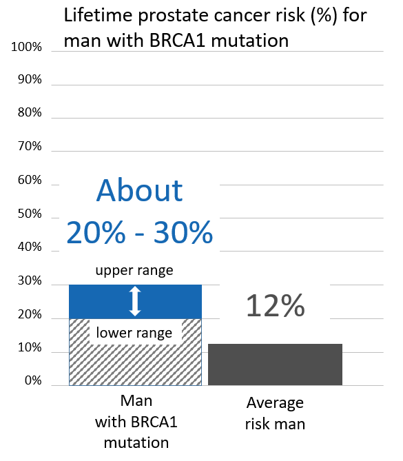 Cancer risk and BRCA1 gene mutations